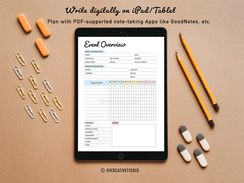 Editable Event Planner Bundle Printable Digital Party - Etsy UK