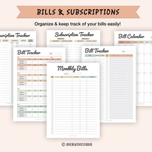 Editable Finance Planner Bundle | Digital PDF, Fillable | Budget ...