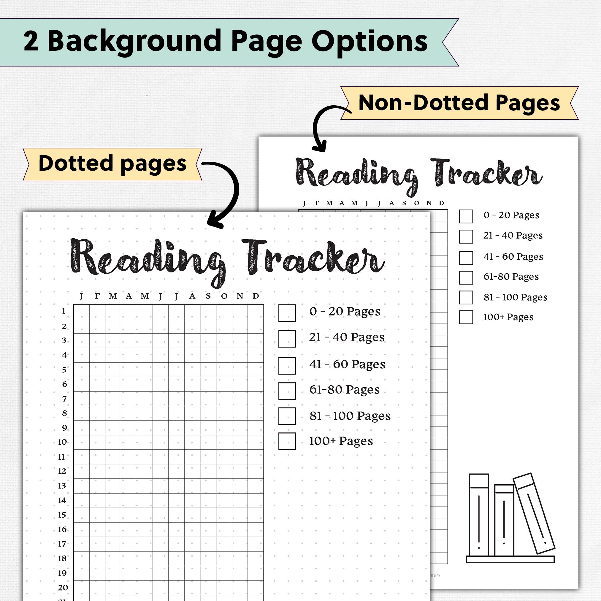 2026 Yearly Pixel Tracker Bundle, Printable Premade Bullet Journal 2026 ...