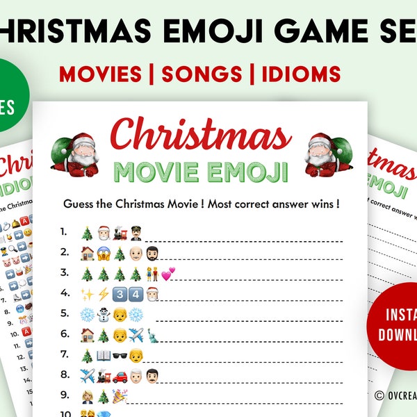 Winter Emoji Pictionary - Etsy