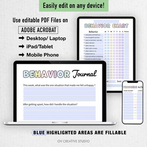 Behavior Chart Bundle for Kids | Good Behavior Checklist, Toddler ...