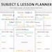 Editable Homeschool Planner Bundle 2025-2026 | Printable | Academic ...