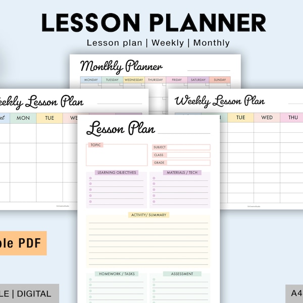 Lesson Plans - Etsy