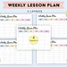 Editable Lesson Planner | Printable, Digital | Weekly Lesson Planner ...