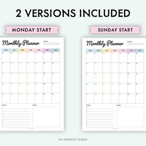 Editable Productivity Planner Bundle | Daily, Weekly, Monthly to Do ...