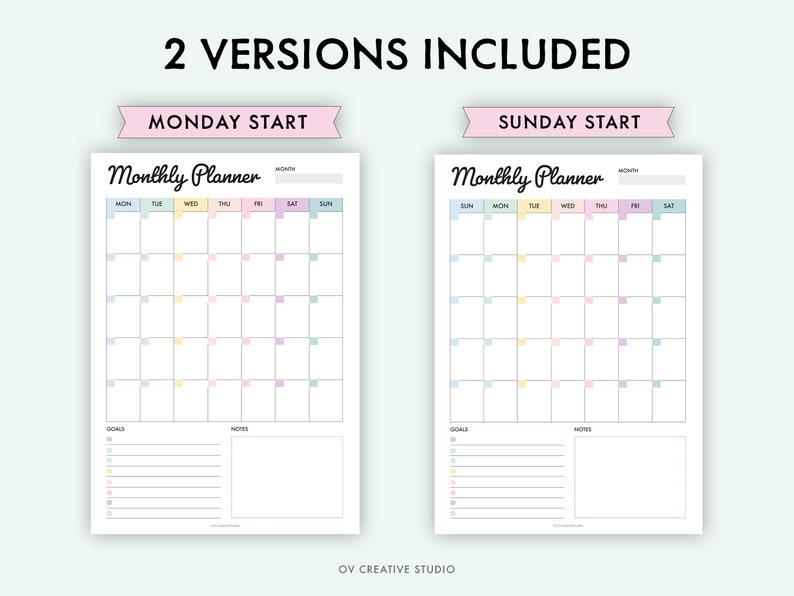 Editable Productivity Planner Bundle | Daily, Weekly, Monthly to Do ...