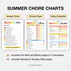 Editable Printable Summer Planner for Kids 2025 | Summer Schedule ...