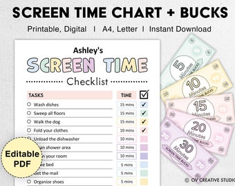 Weekend Rules Printable Screen Time Rules PDF Digital - Etsy