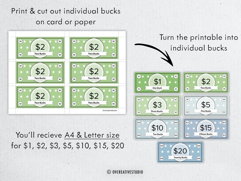 Editable Kids Reward Bucks | Printable | Mom Bucks, PDF Reward System ...