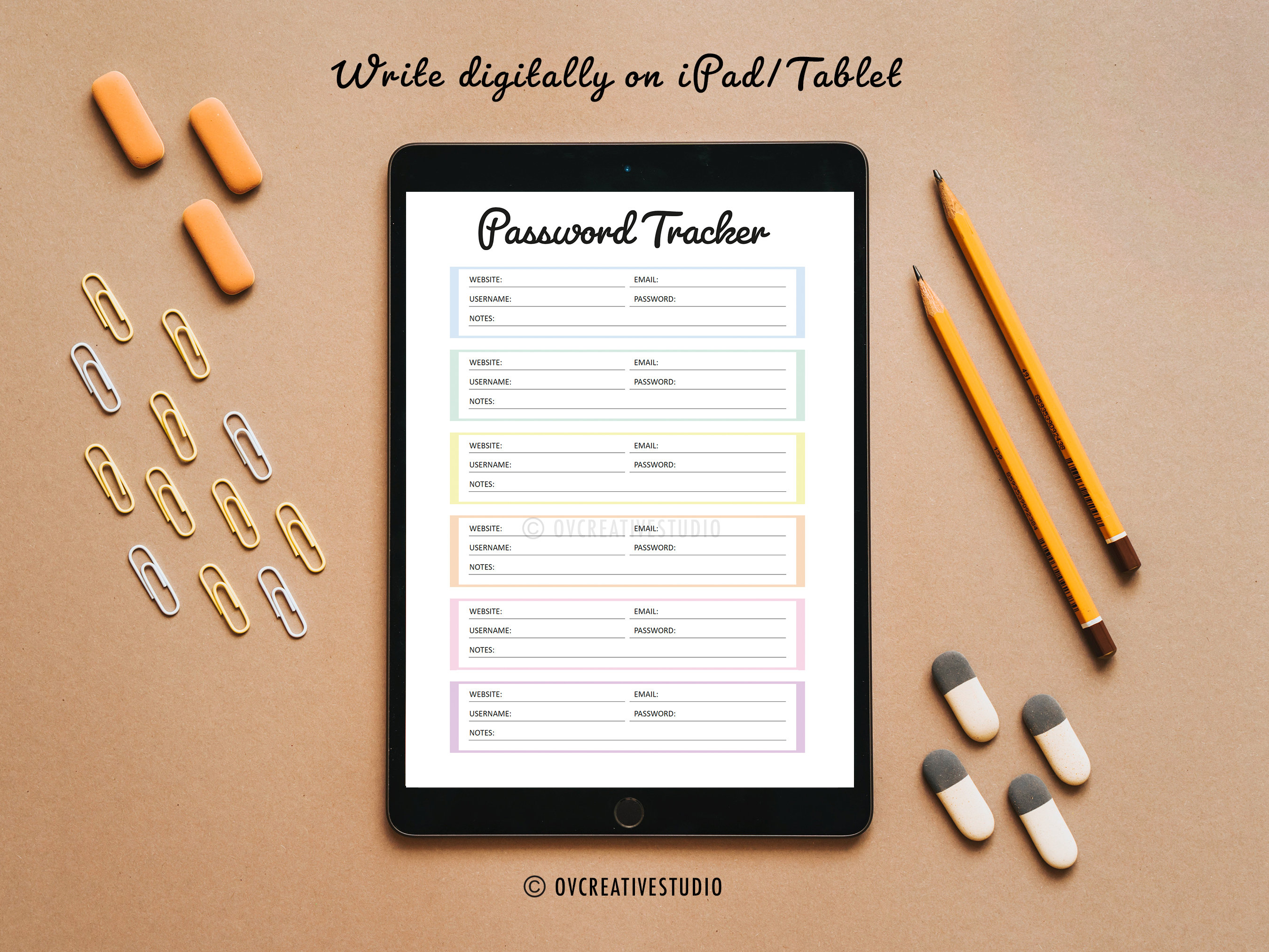 Editable Password Tracker Printable Digital Password Log - Etsy