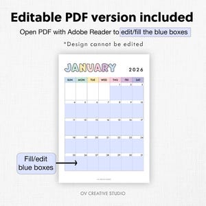 School Calendar Bundle 2025 - 2026 | Printable, Digital | Monthly ...