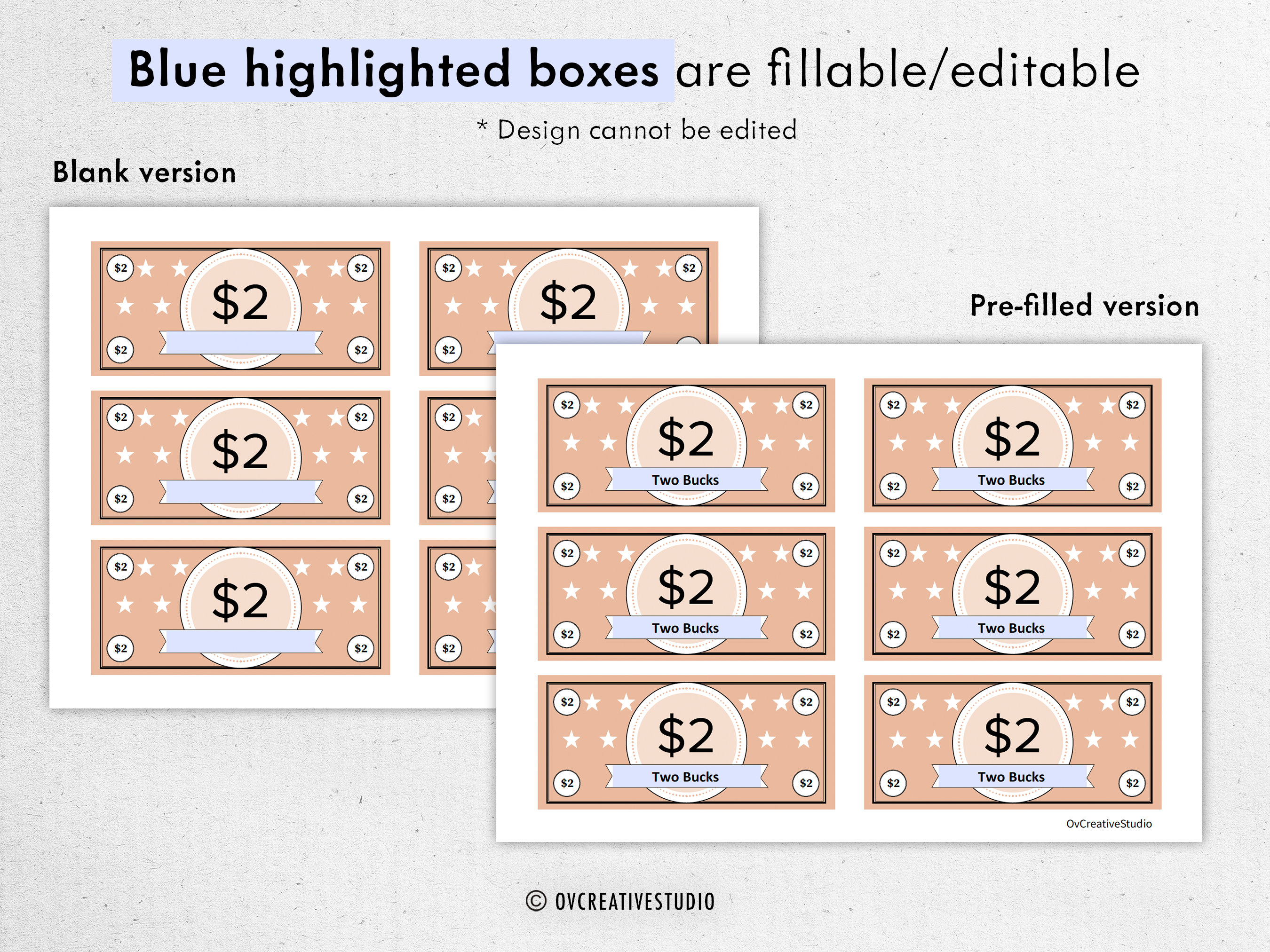 Editable Kids Reward Bucks Printable Mom Bucks PDF Reward - Etsy UK