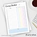 Editable Daily Checklist Printable | Morning, Afternoon, Evening ...