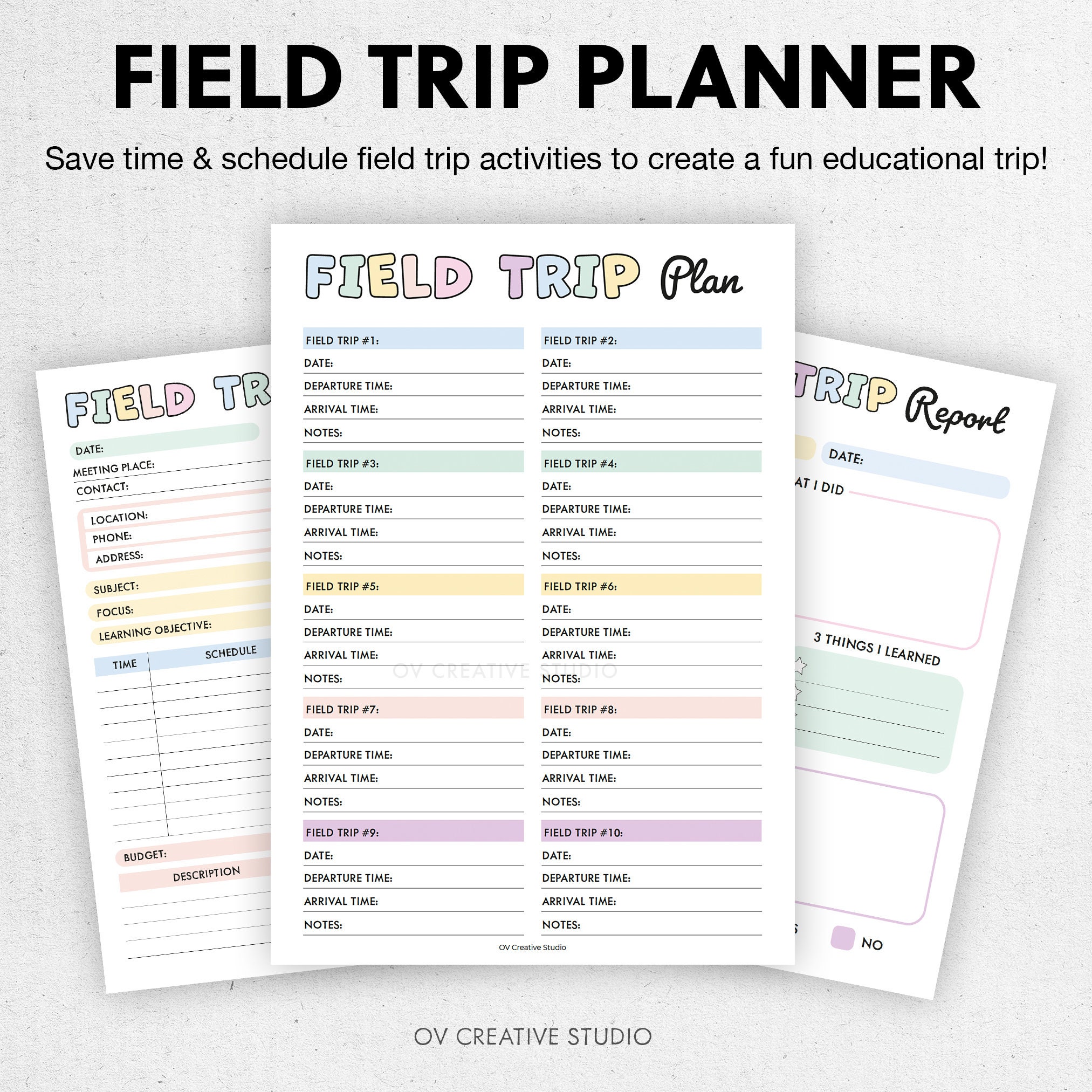 Editable Homeschool Planner Bundle 2025-2026 | Printable | Academic ...