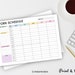 Editable Weekly Schedule | Printable, Digital | Work Week Planner PDF ...