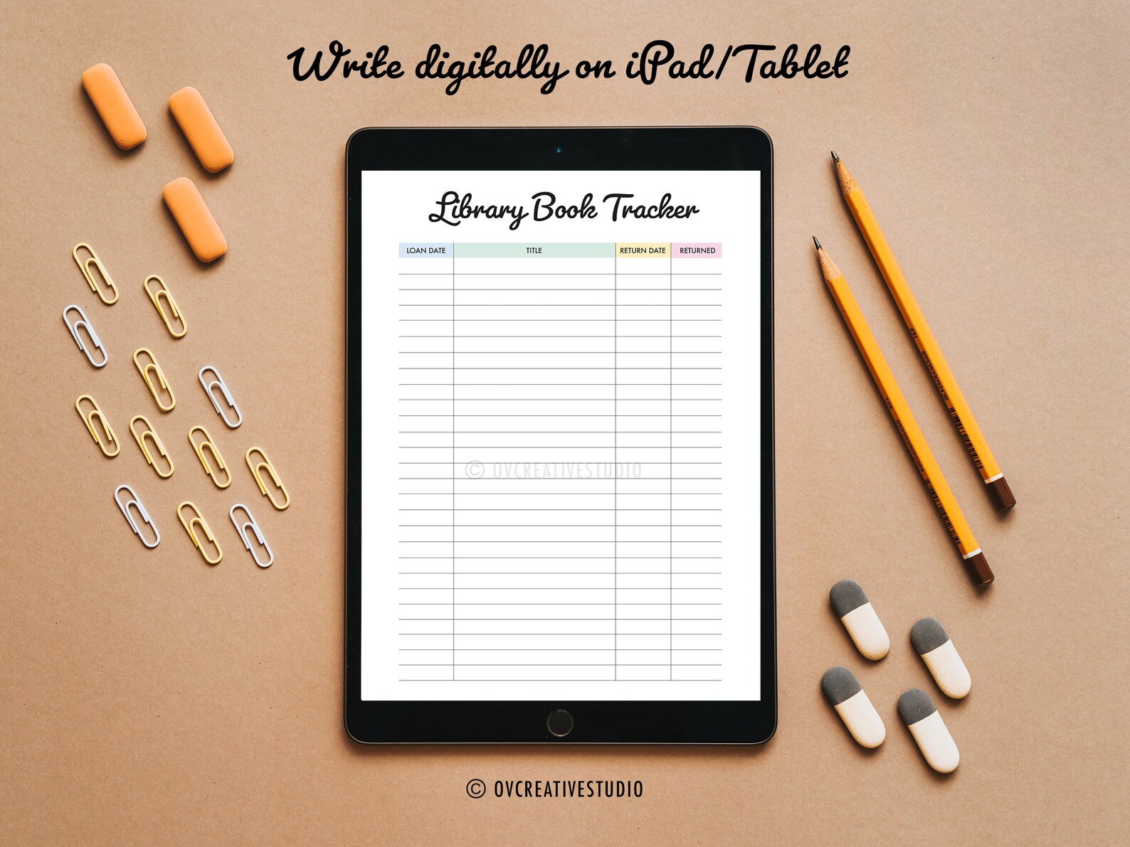 Library Book Tracker Printable Book Log Library Book - Etsy