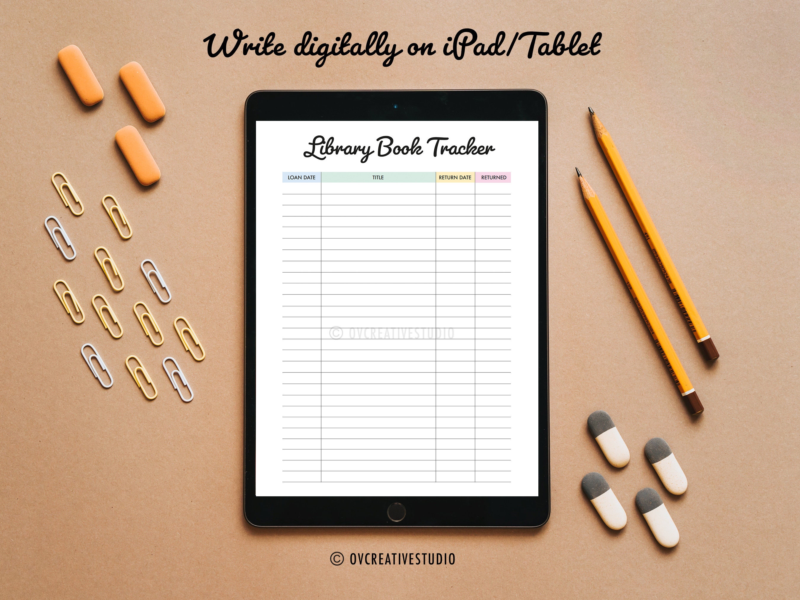 Library Book Tracker Printable Book Log Library Book - Etsy UK
