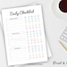 Editable Daily Checklist for Kids Printable Kids Responsibility Chart ...