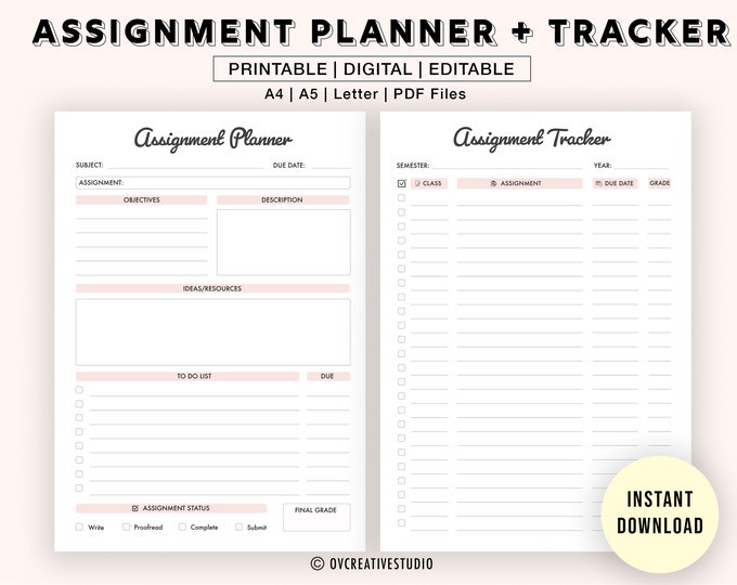 Study Bunnies Studying, Homework, Exams, Assignment Planner Stickers B ...