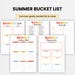 Editable Printable Summer Planner for Kids 2025 | Summer Schedule ...