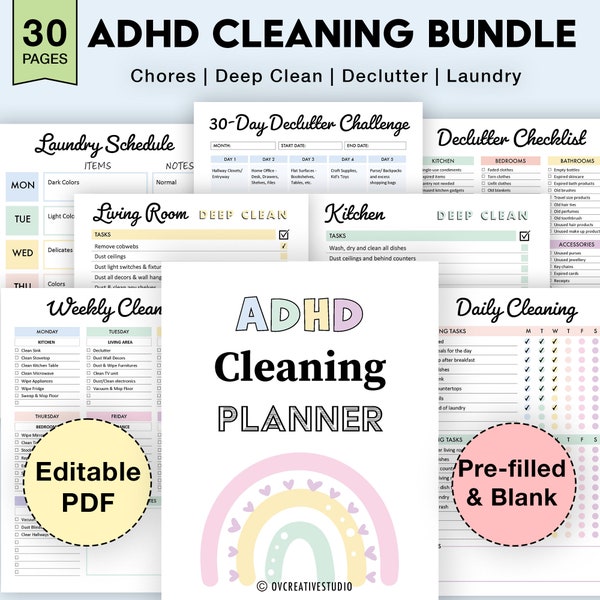 Adhd Management Checklist - Etsy