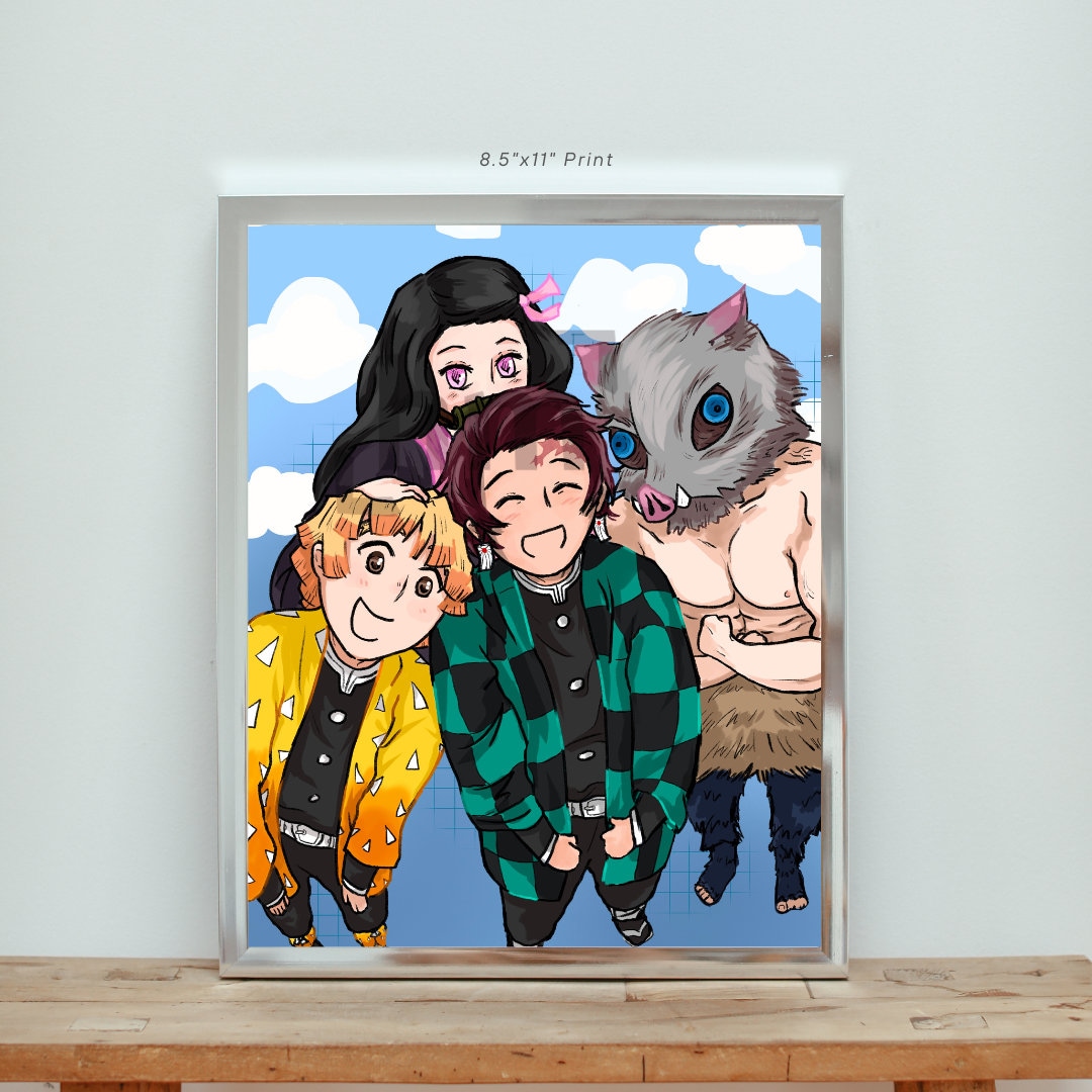Demon Slayer Print - Etsy