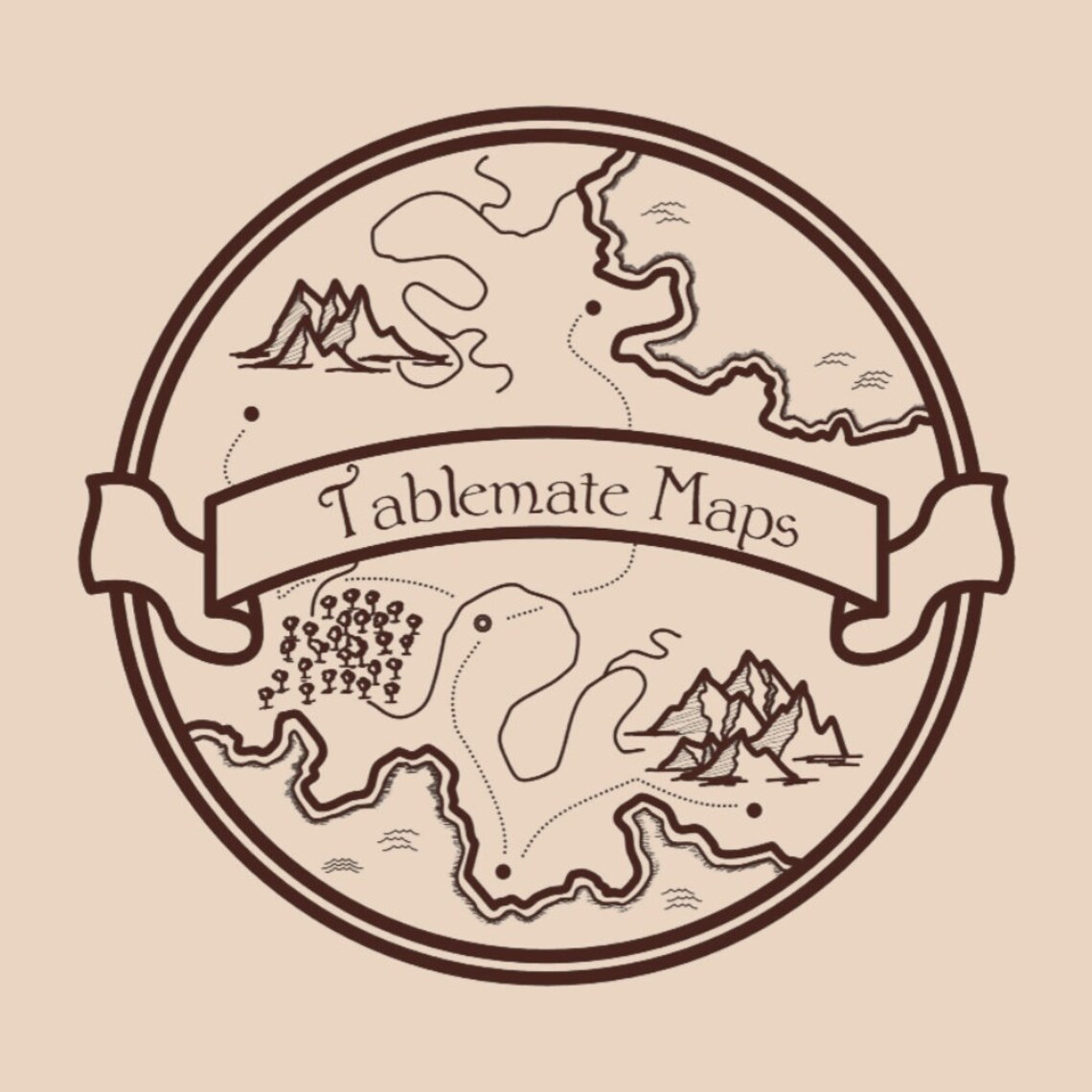 24"x18" Hand-drawn, Custom Fantasy Map for Your TTRPG World - Etsy