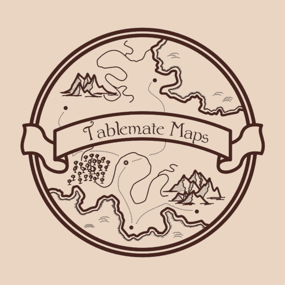 24"x18" Hand-drawn, Custom Fantasy Map for Your TTRPG World - Etsy
