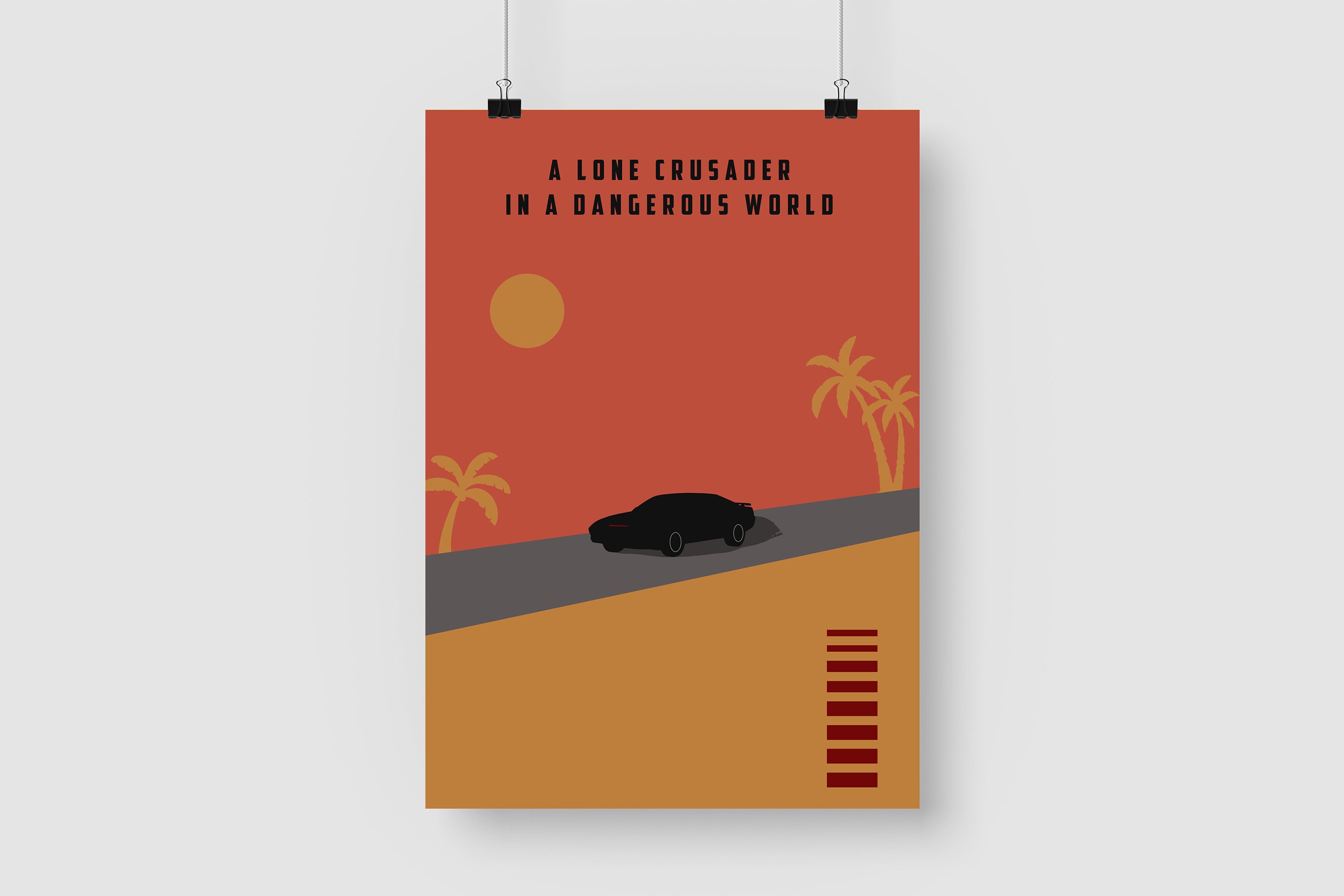 Knight Rider Inspired Poster. Digital Download - Etsy