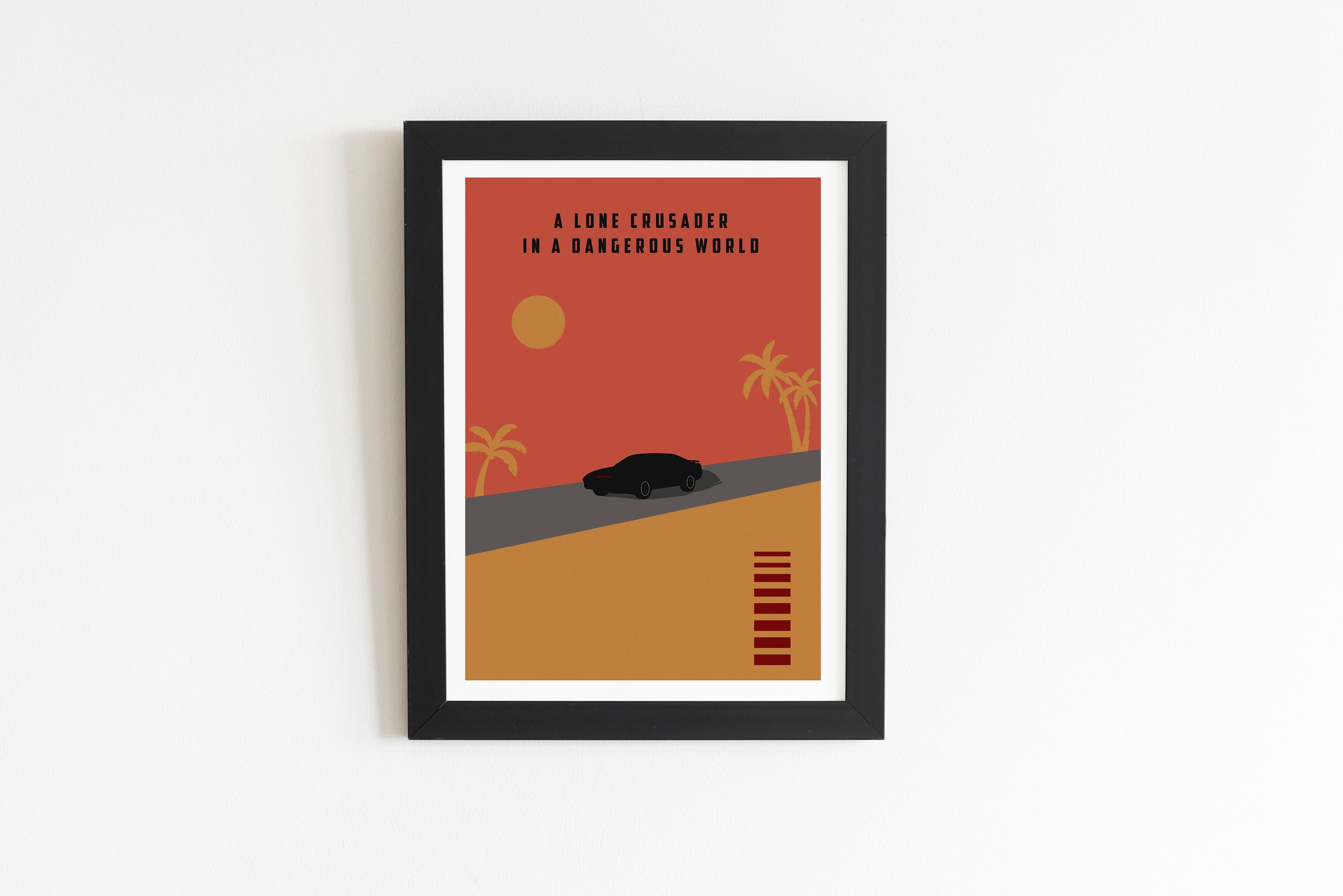 Knight Rider Inspired Poster. Digital Download - Etsy