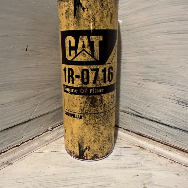 Cat Oil Filter Tumbler - Etsy