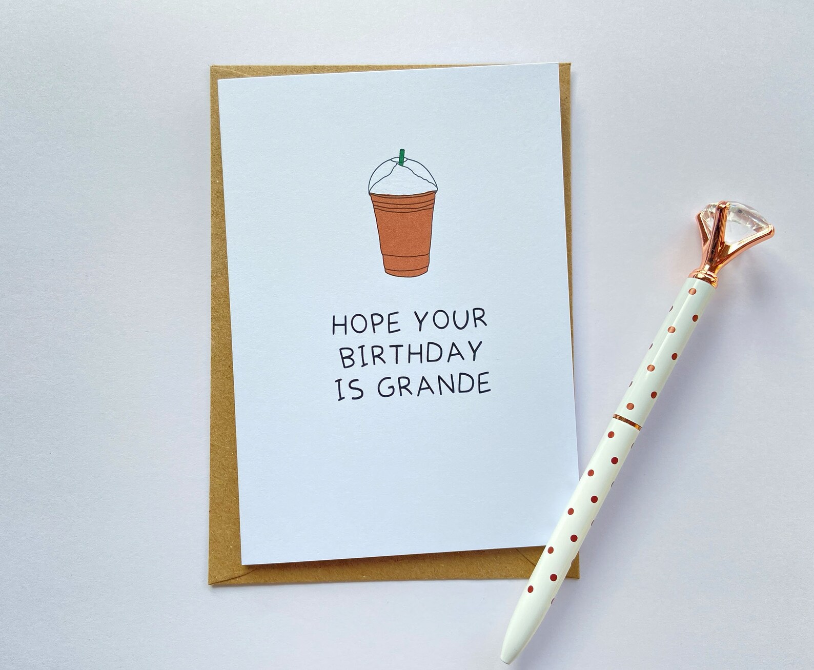 Coffee Birthday Card Funny Coffee Lovers Birthday Card Iced - Etsy