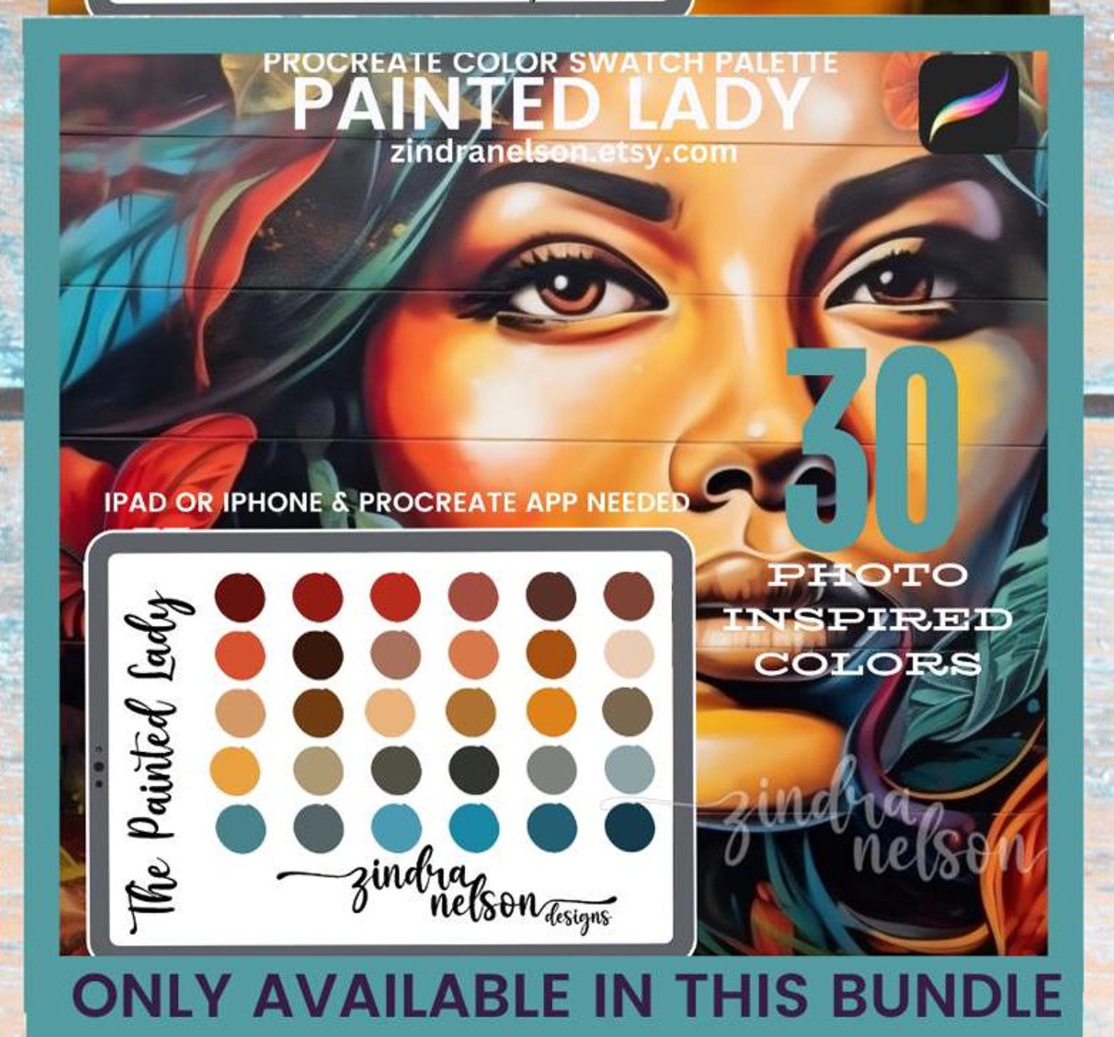 Procreate Color Palette Swatches Bundle For Commercial And Personal Use