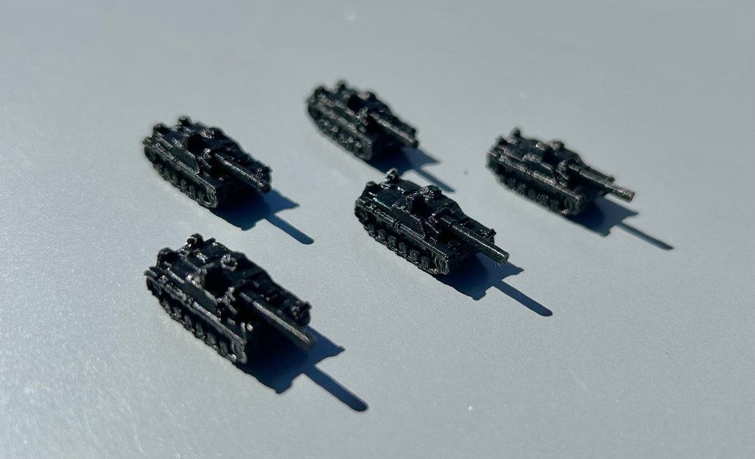 QTY 5x German Ww2-era Stug-iii Tank Destroyer/spg Miniatures - Etsy