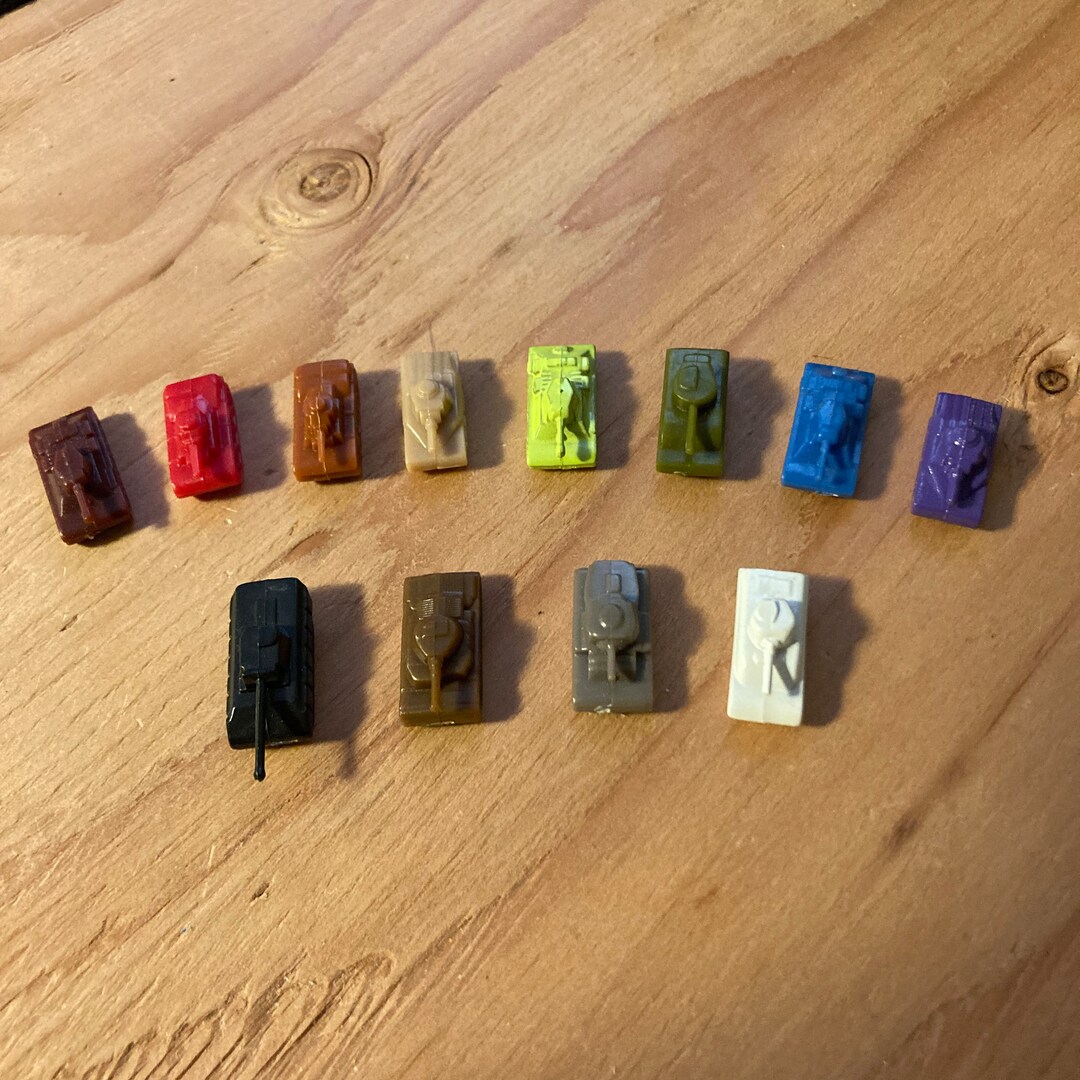 QTY 5x Custom Painted Tank / Armor Pieces From Axis and Allies - Pick ...