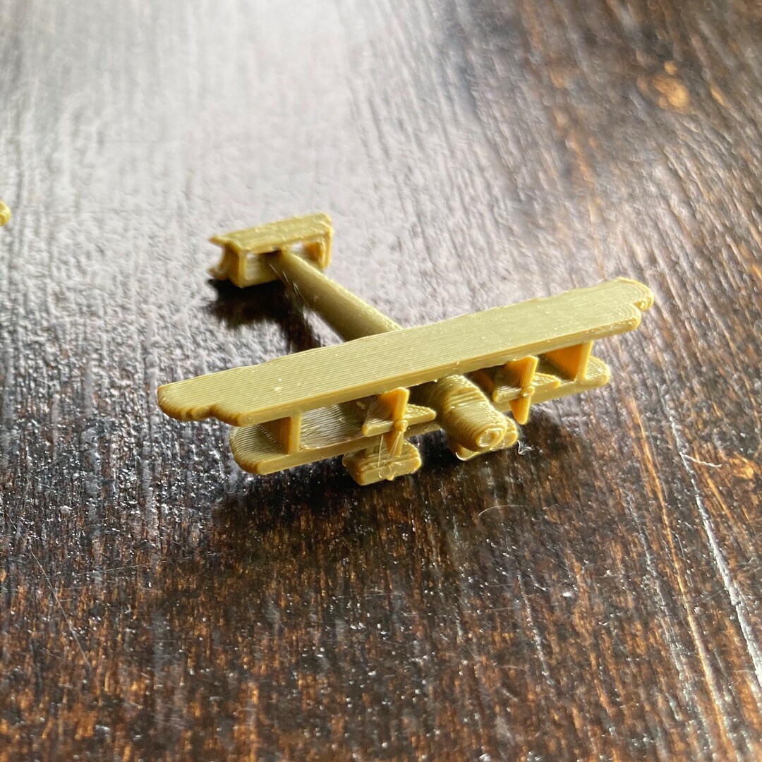 QTY 4x Ww1-era Biplane Bomber Miniatures for Axis and Allies 1914 and ...