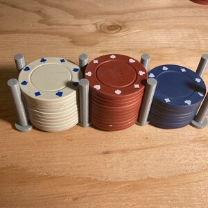 Standard (39mm) Poker Chip Holders - 3 Sizes! Hold up to 72 Chips! More ...