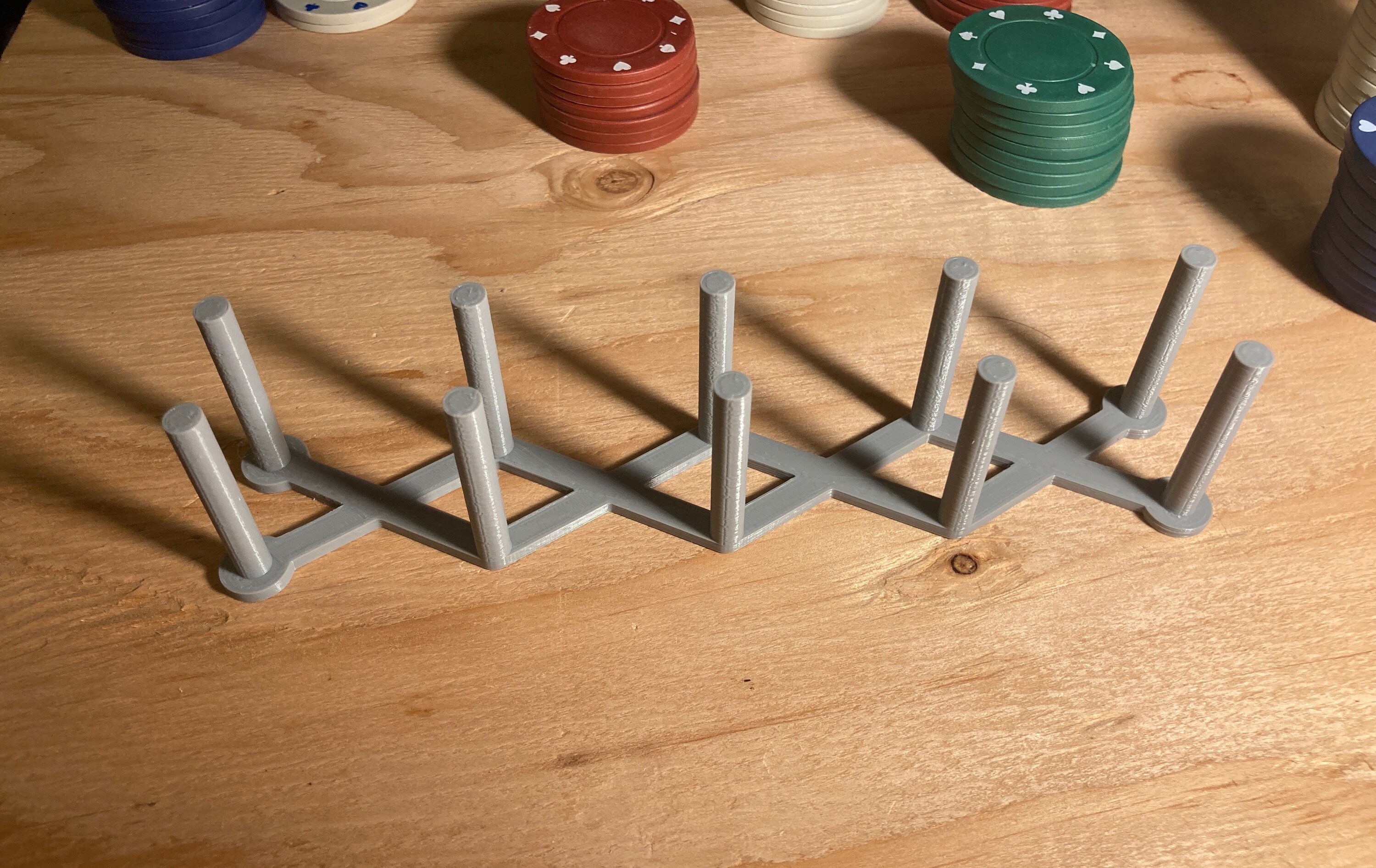 Standard 39mm Poker Chip Holders 3 Sizes Hold up to 72 - Etsy