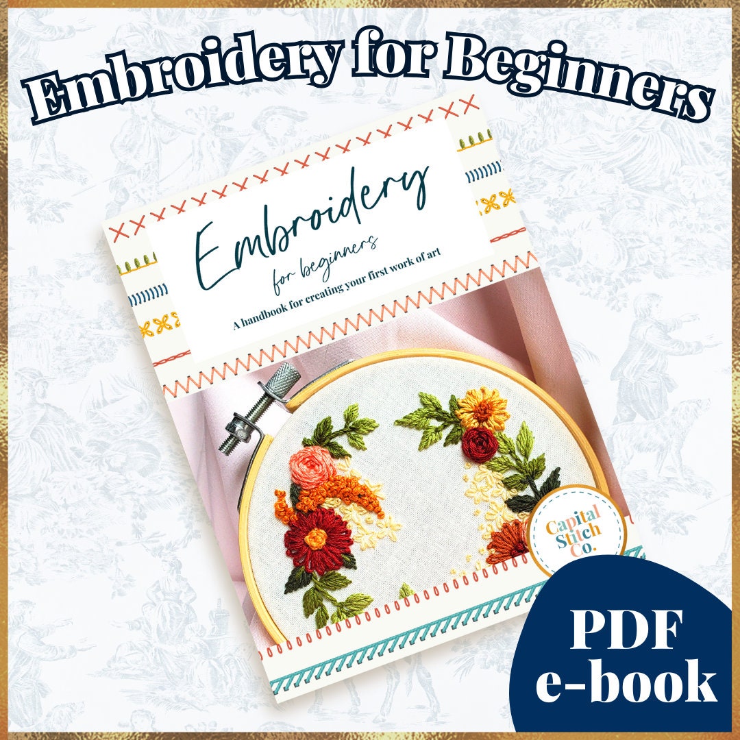 Embroidery for Beginners Step by Step Guide to Hand Stitching - Etsy
