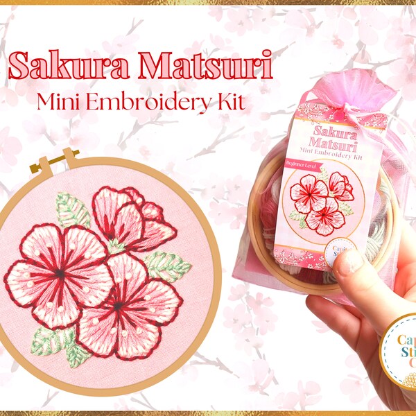 Sakura Embroidery - Etsy