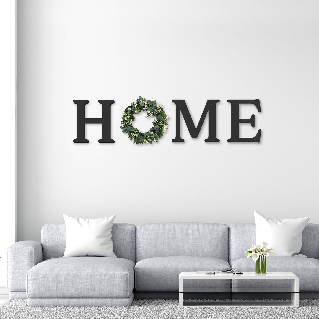 HOME Wall Decor Signs, Wood Home Signs, Farmhouse Home Sign Home Wall ...