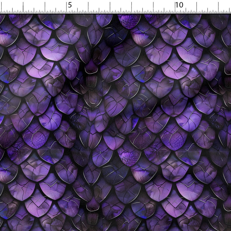 Purple Dragon Fabric - Etsy