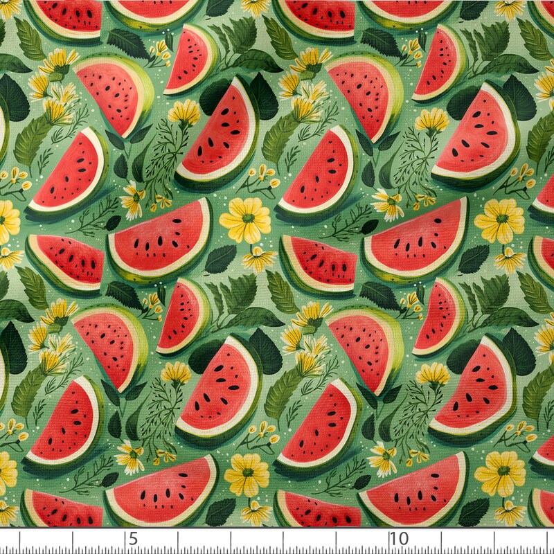 Watermelon Fabric - Etsy