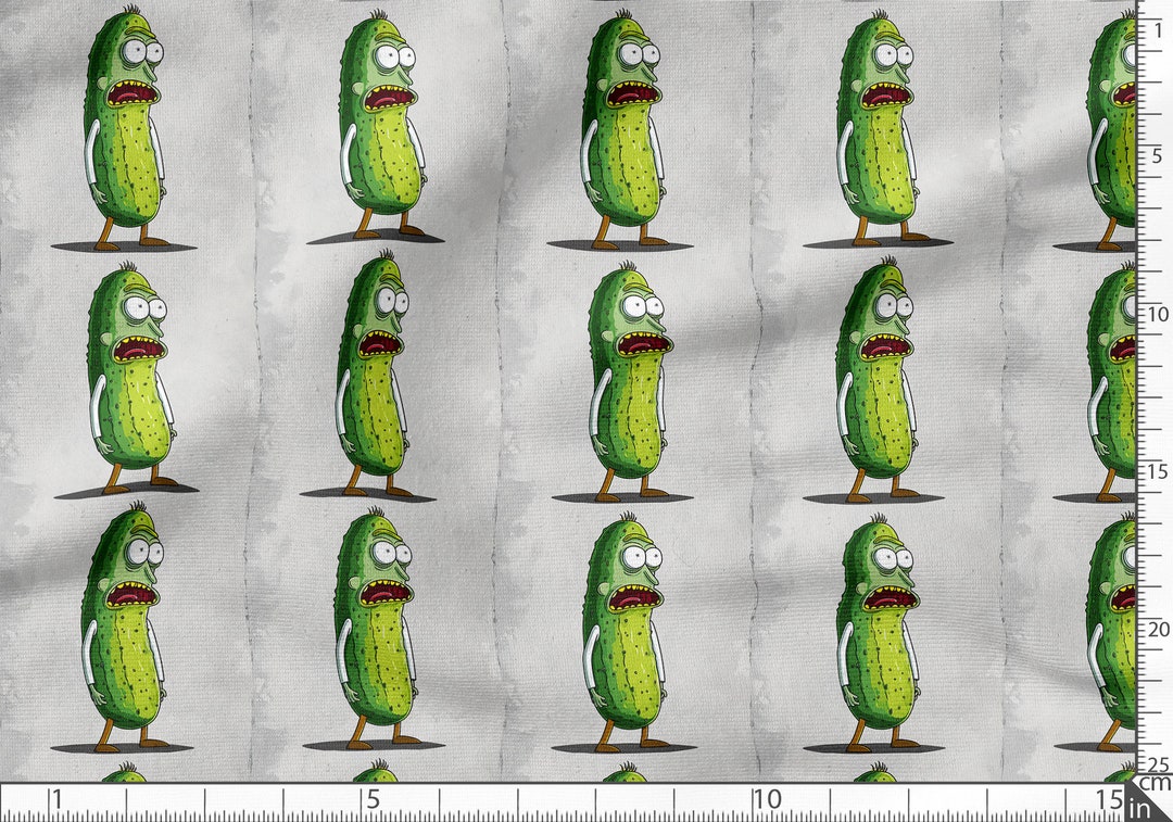 Bad Cucumber Cotton Fabric 100%, High Quality Fabric Eco-print, Funny ...