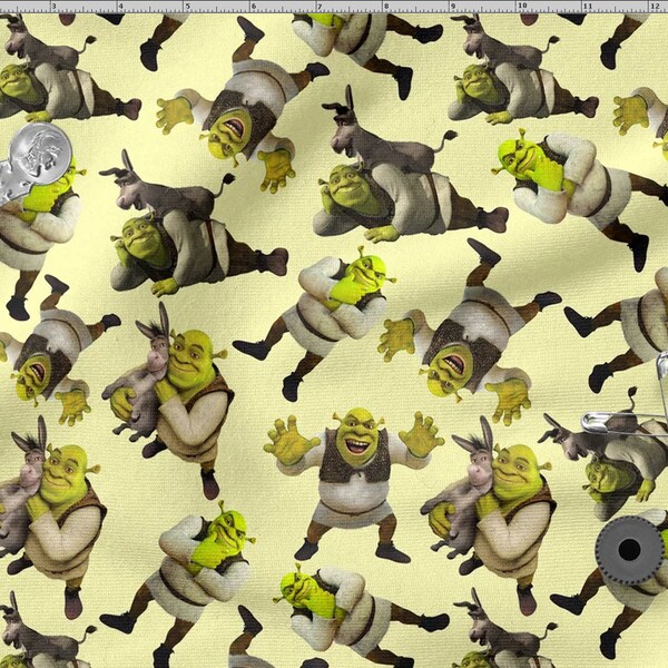 Shrek Fabric by Yard - Etsy Australia
