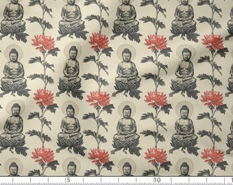 Buddha Fabric Patchwork Buddha by Leahvanlutz Patchwork Buddha Namaste ...