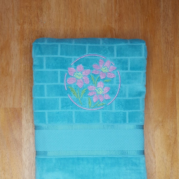 Turquoise Bath Towel - Etsy