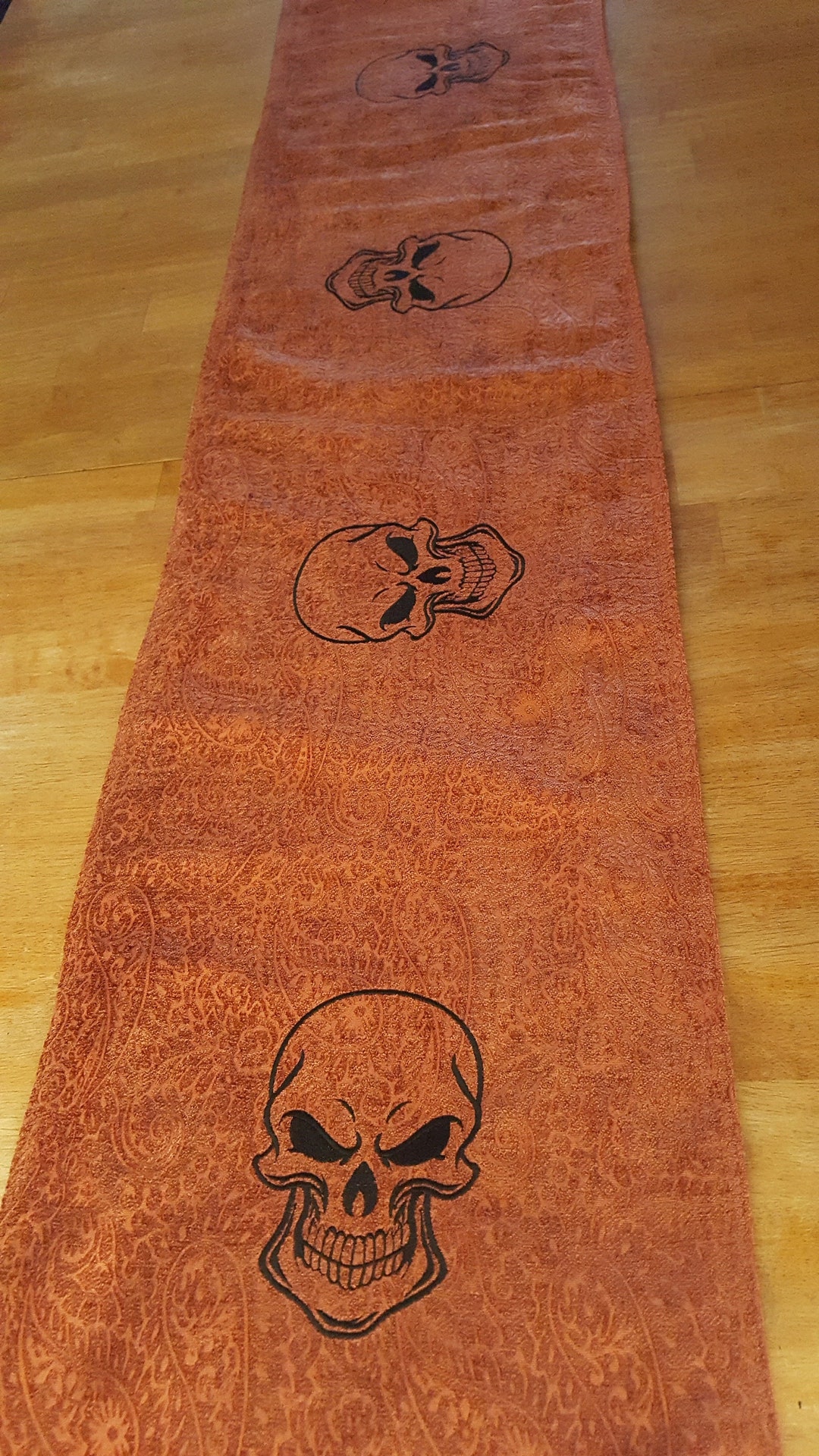 Skull Table Runner - Halloween Table Decoration - Party Decorations - Etsy