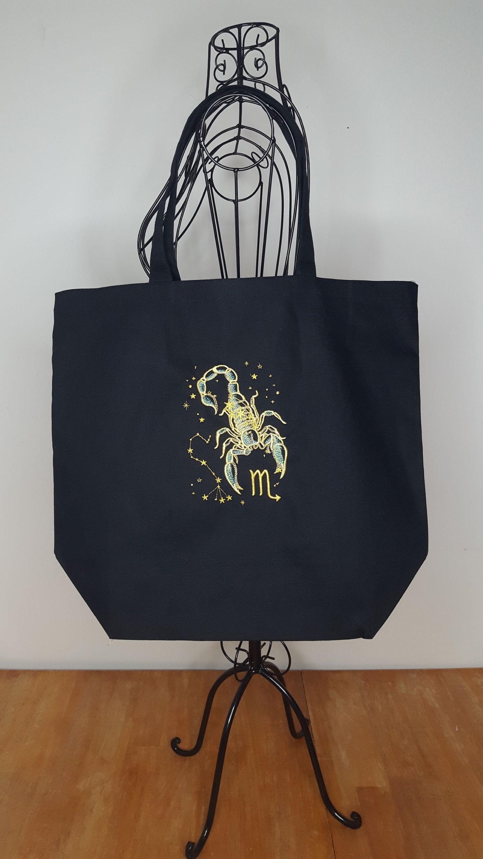 Scorpio Zodiac Sign Canvas Tote Bag Astrology Series - Etsy