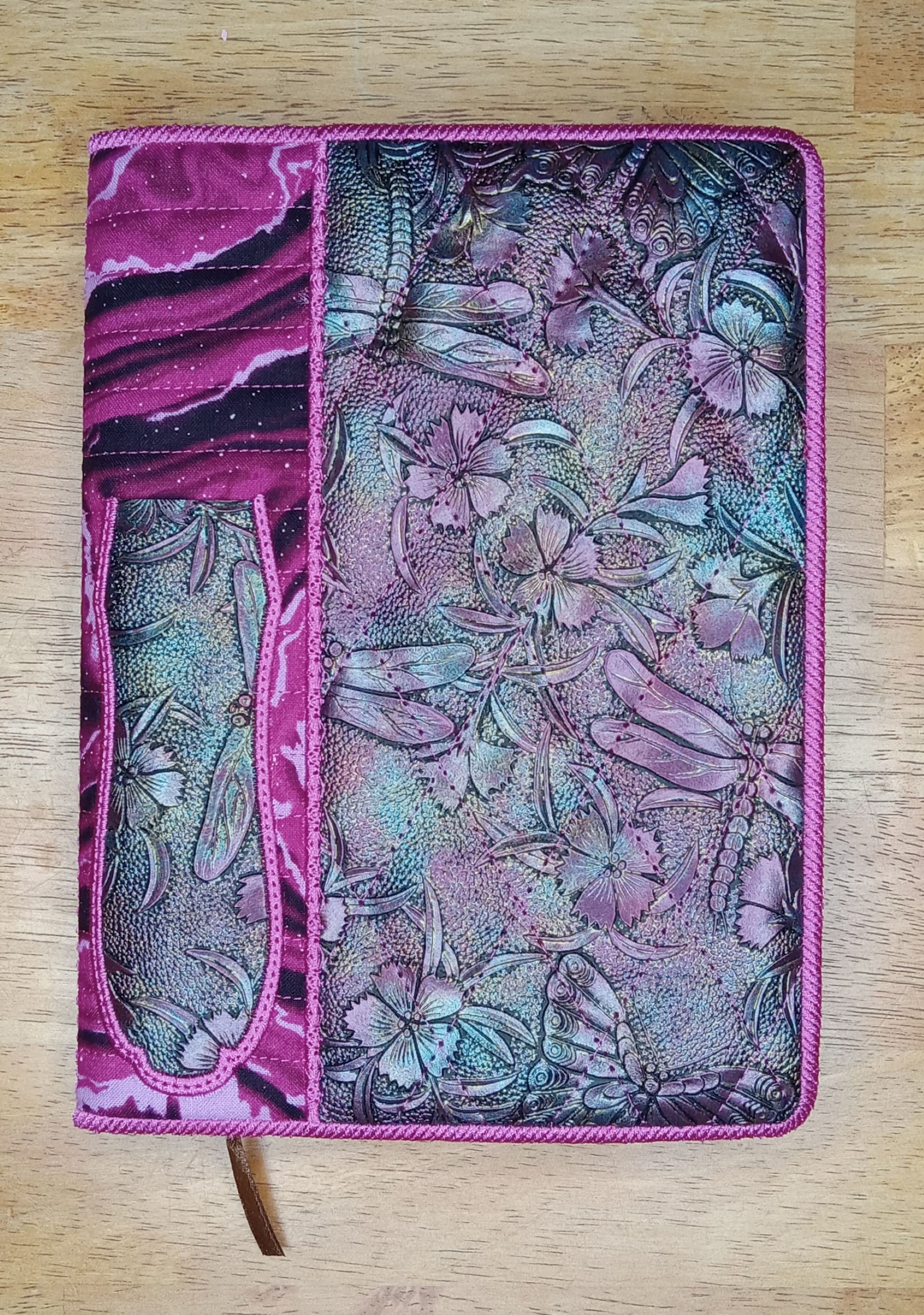 Dragonfly Butterfly Journal Cover Marble Swirl Paint - Etsy